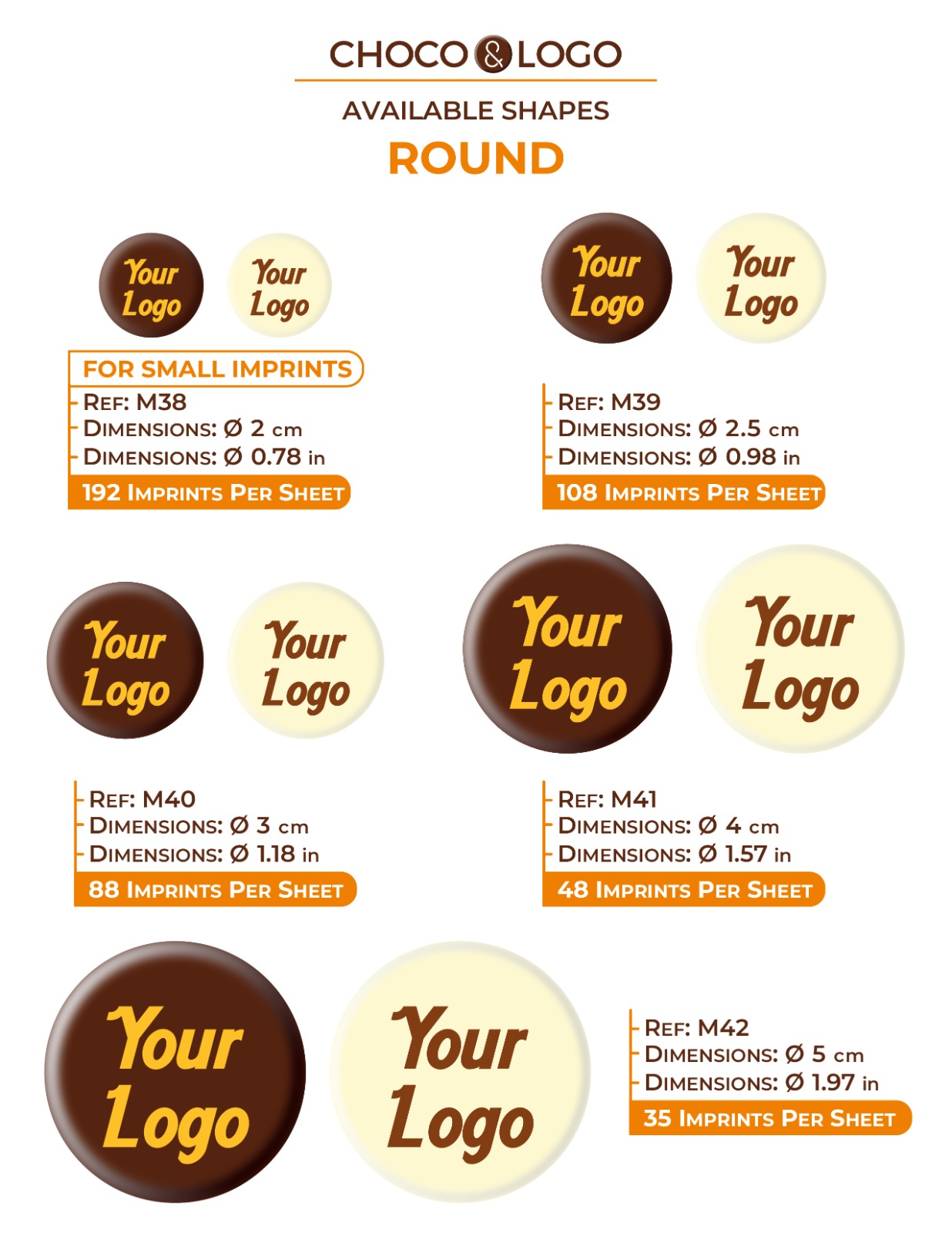 Order Form - Custom Chocolate Transfer Sheets