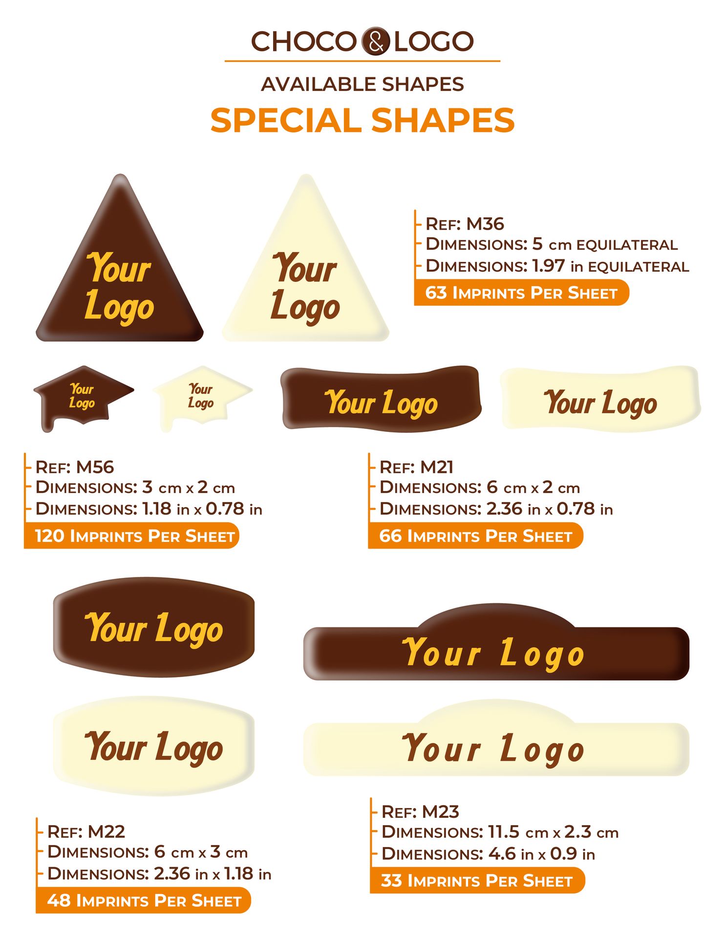 Order Form - Custom Chocolate Transfer Sheets