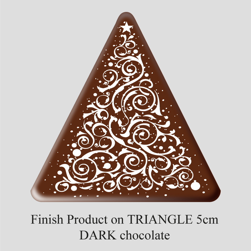 [Pack of Transfer Sheets] Triangle Christmas Decorations (7 designs ...